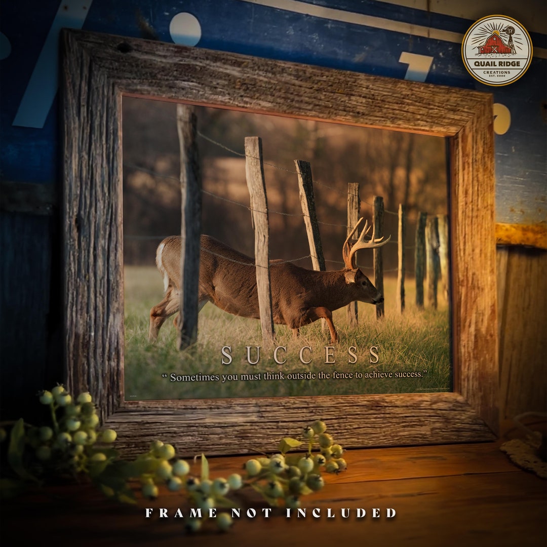 Whitetail Deer Art Motivational Poster Art Print 11x14 Unframed Deer ...