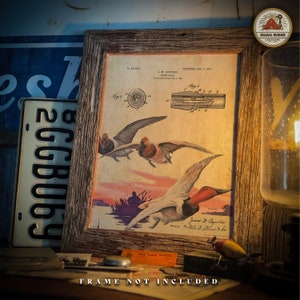 Vintage Duck Call Patent Poster Art Print 11X14 Unframed Duck Hunting ...