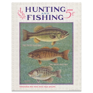 Vintage Fishing Magazine Cover Poster Art Print 11X14 Unframed ...