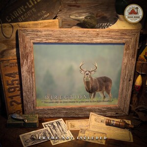 Whitetail Deer Art Motivational Poster Art Print 11x14 - Etsy