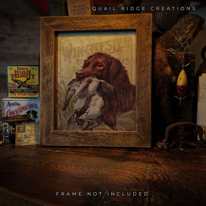 Vintage Winchester Shotgun Shell Box Advertising Art Print - Etsy