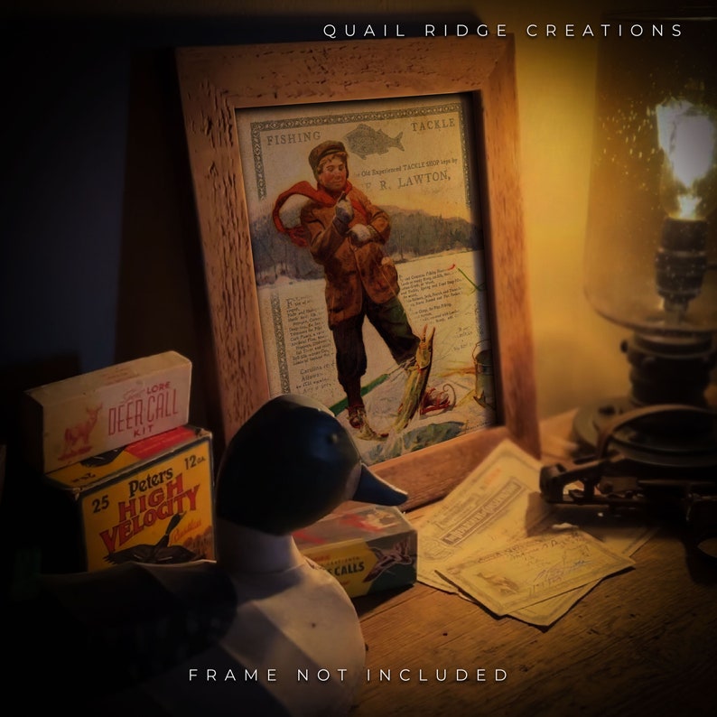 Vintage Northern Pike Muskie Ice Fishing Lures Tackle Shop - Etsy