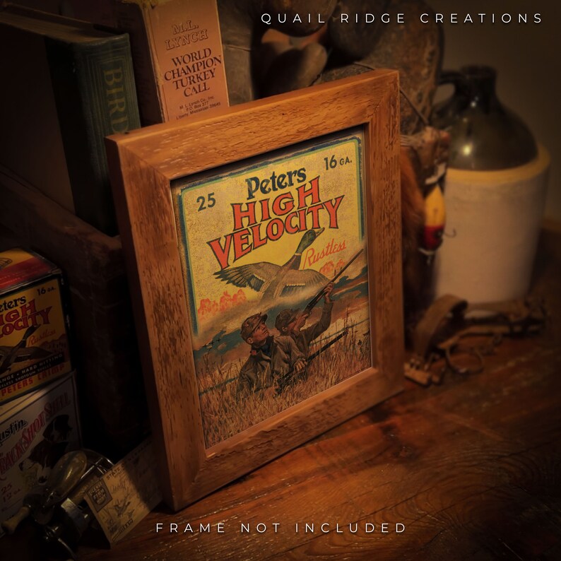 Vintage Peters Shotgun Shell Box Art Print 8x10 Unframed - Etsy