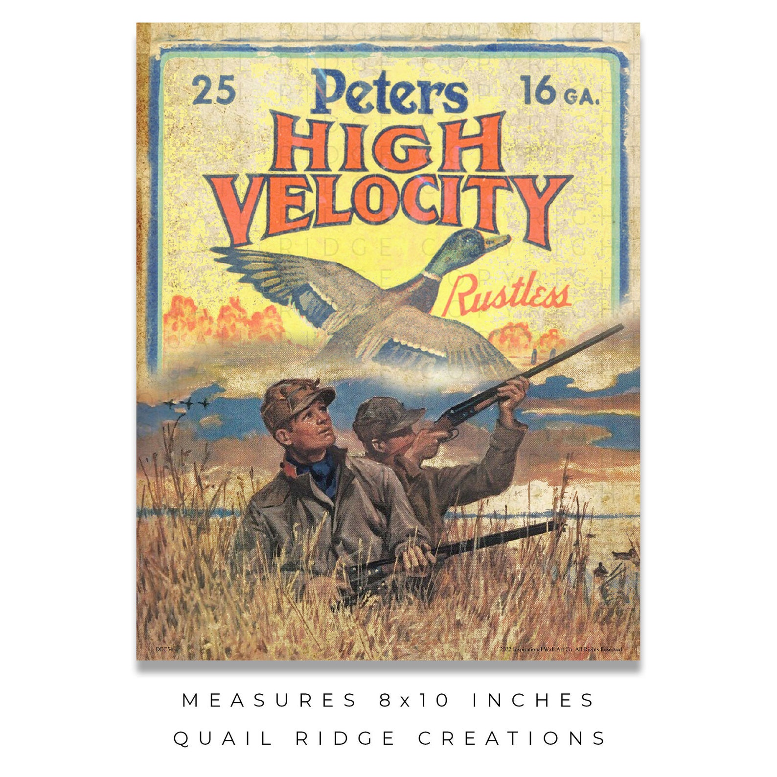 Vintage Peters Shotgun Shell Box Art Print 8x10 Unframed - Etsy