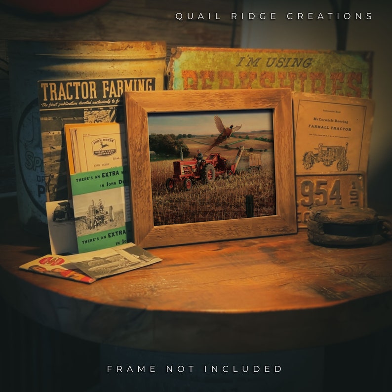 Vintage Farmall IH Tractor Art Print 8x10 Unframed Charles - Etsy