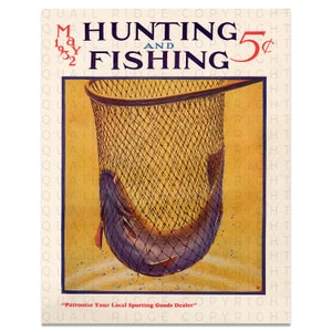 Vintage Fly-fishing Magazine Cover Poster Art Print 11X14 Unframed ...