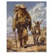 Desert Bigfoot Gold Miner Art Print: Sasquatch Gold Panning Poster - Etsy