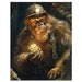 Vintage Bigfoot Gold Miner Art Print: Sasquatch Gold Panning Poster ...