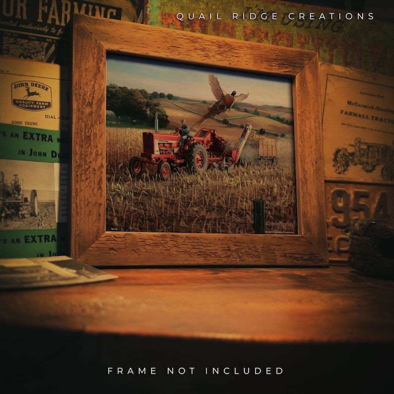 Vintage Farmall IH Tractor Art Print 8x10 Unframed Charles - Etsy