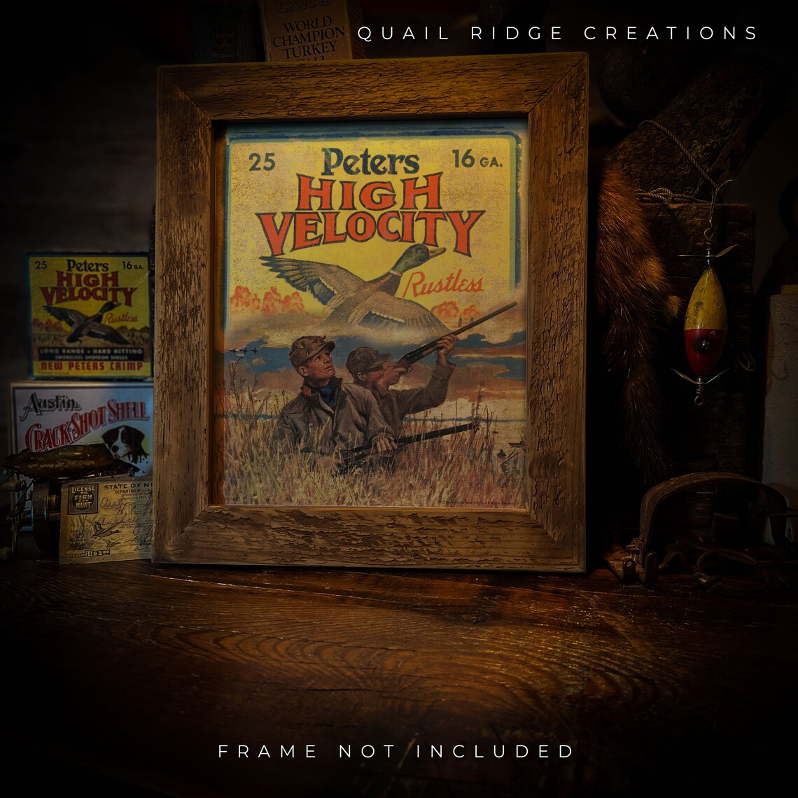 Vintage Peters Shotgun Shell Box Art Print 8x10 Unframed - Etsy