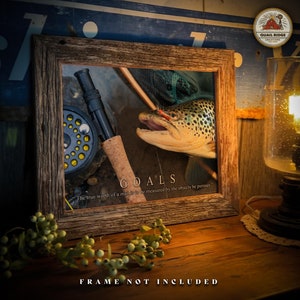 Trout Fishing Motivational Poster Art Print 11X14 Unframed Wildlife Fly ...