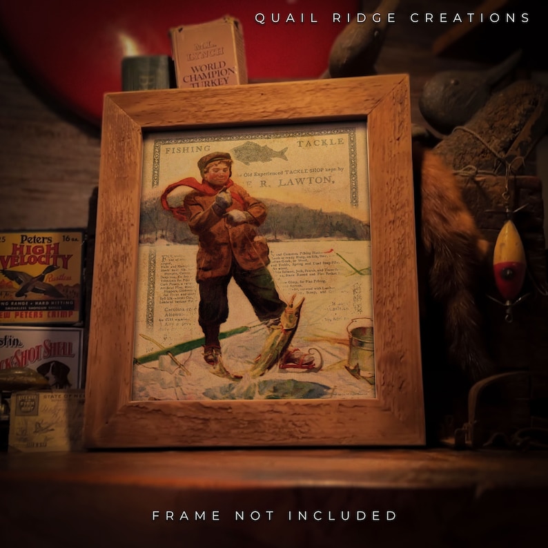 Vintage Northern Pike Muskie Ice Fishing Lures Tackle Shop - Etsy