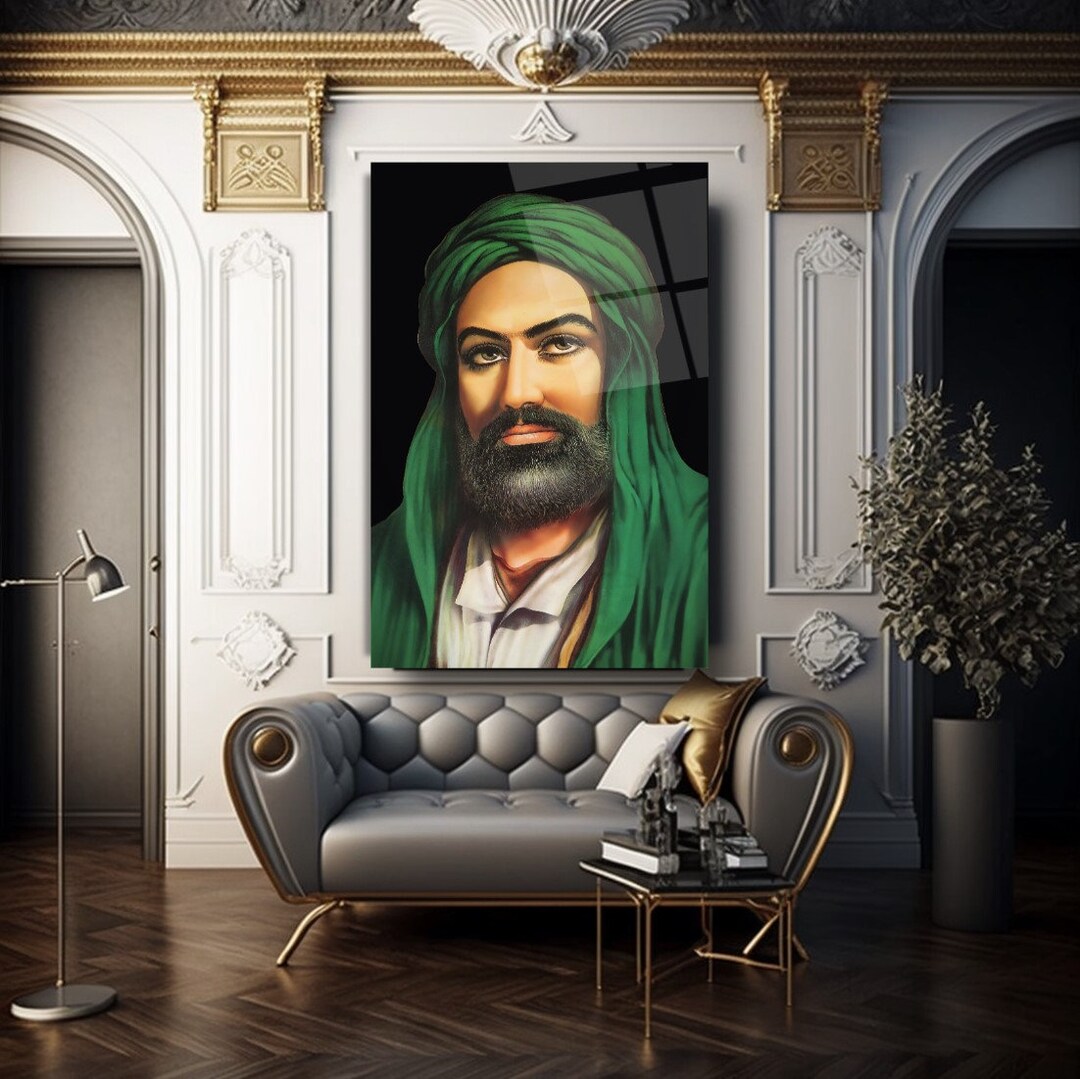 Hazrati Ali Tempered Glass Print | Art | Wall Decoration | Gift - Etsy