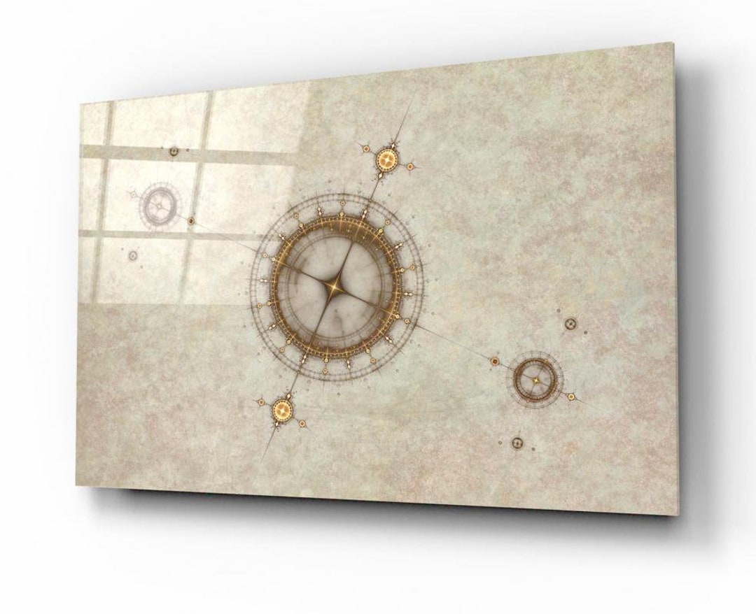 Compass Tempered Glass Print | Art | Wall Decoration | Gift - Etsy