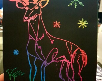 Scratch Rainbow Art - Etsy