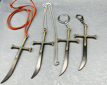 One Piece Mihawk Necklace - Etsy UK