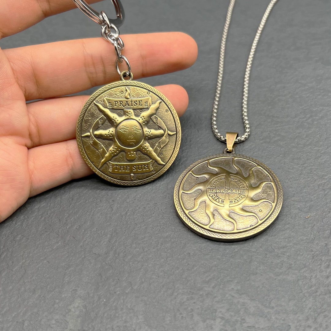 Game Dark Souls 3 Necklace Sun Rider Solaire Sign High Quality - Etsy
