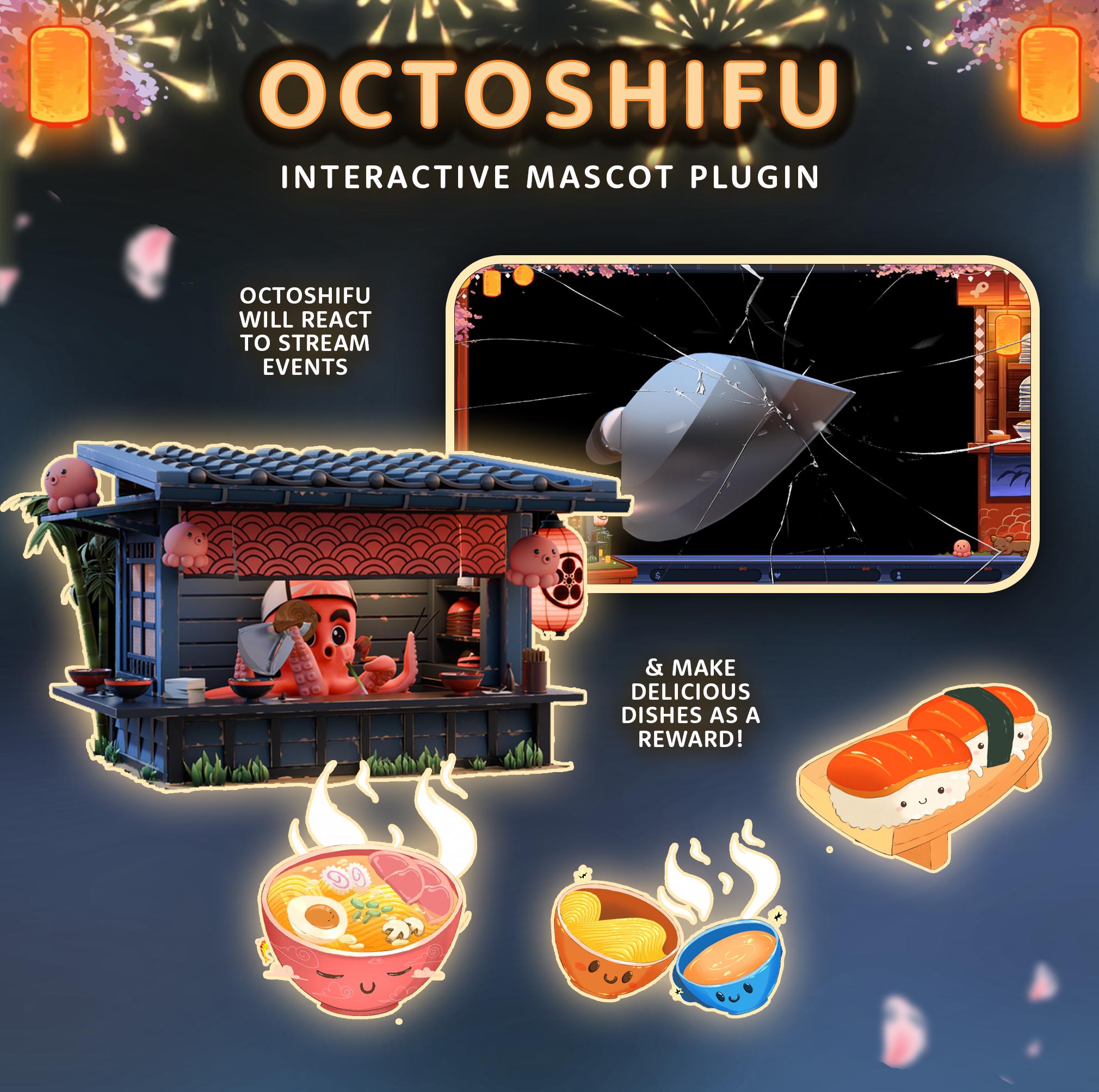 Night Market | Animated Stream Overlay Pack + Octoshifu Plugin - Etsy