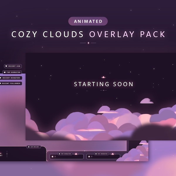 Animated Stream Overlay - Etsy