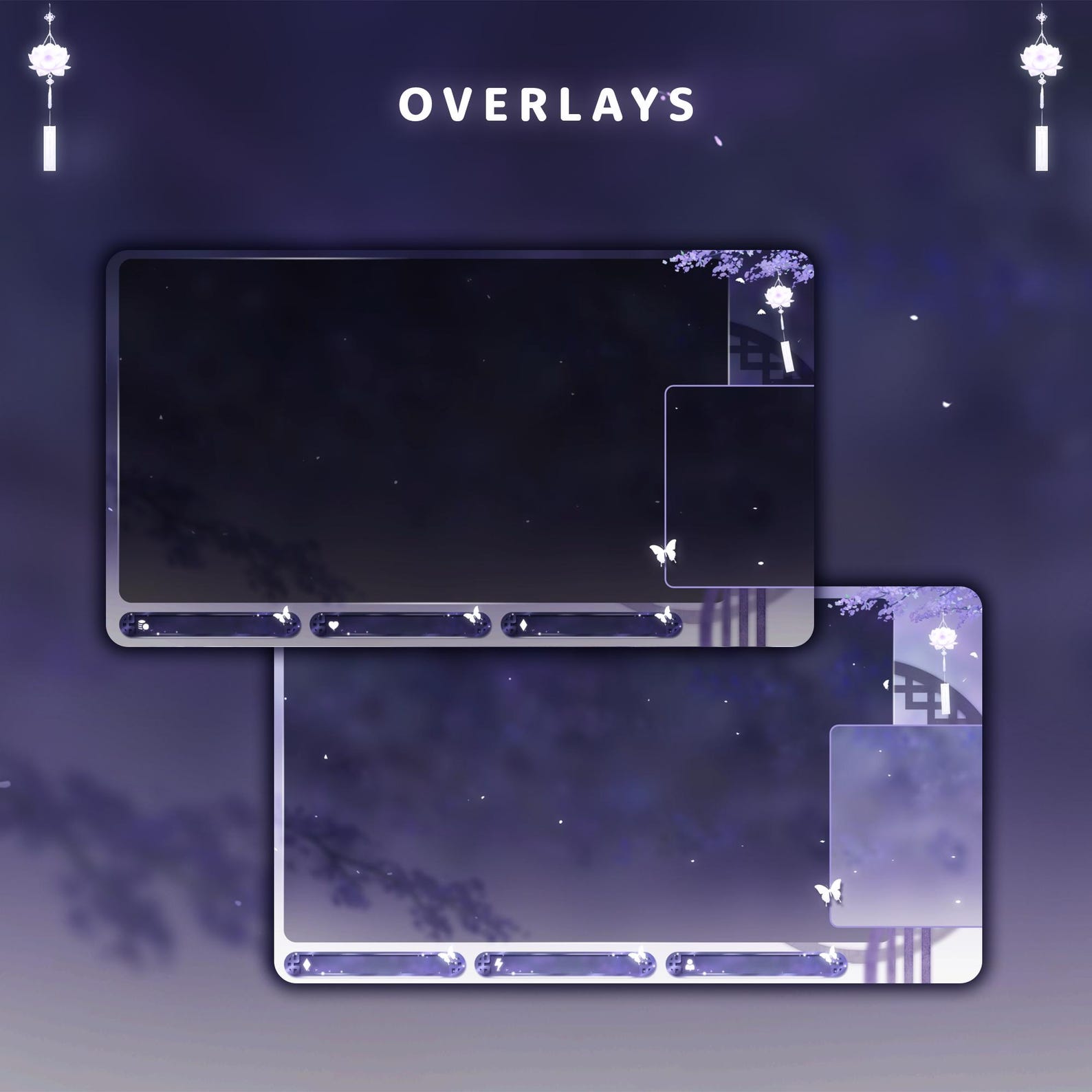 Blossom | Animated Stream Overlay Pack - Etsy