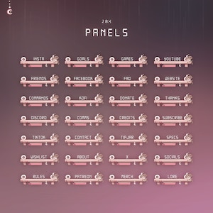 Pink Room | Animated Stream Overlay Pack - Etsy UK