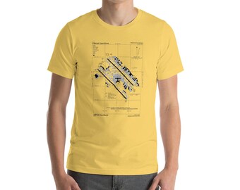 Airport Diagram Shirt - Etsy