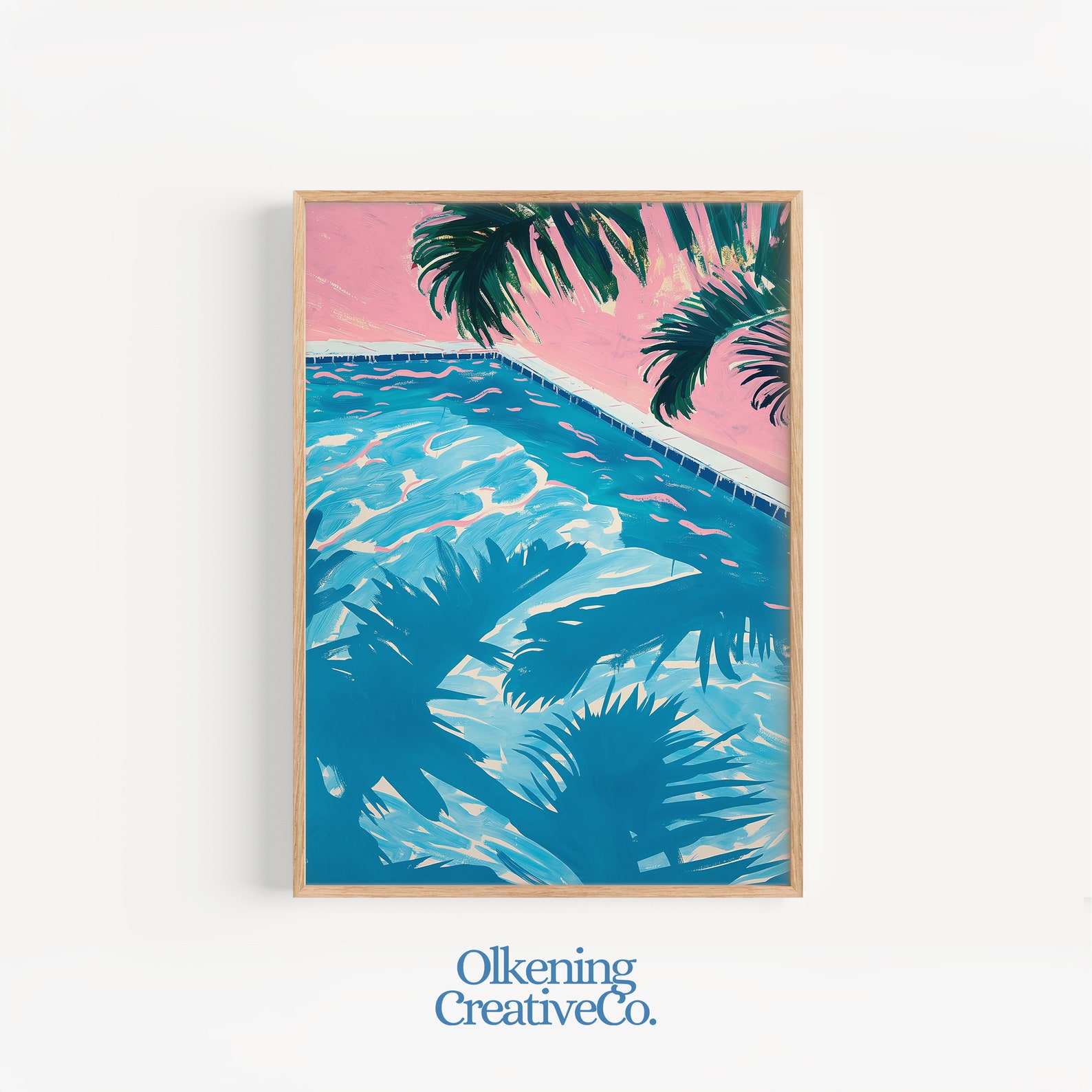 Beachy Wall Art, Beachcore Aesthetic Set of 6, Coastal Wall Art, Pink Preppy Decor, Trendy ...