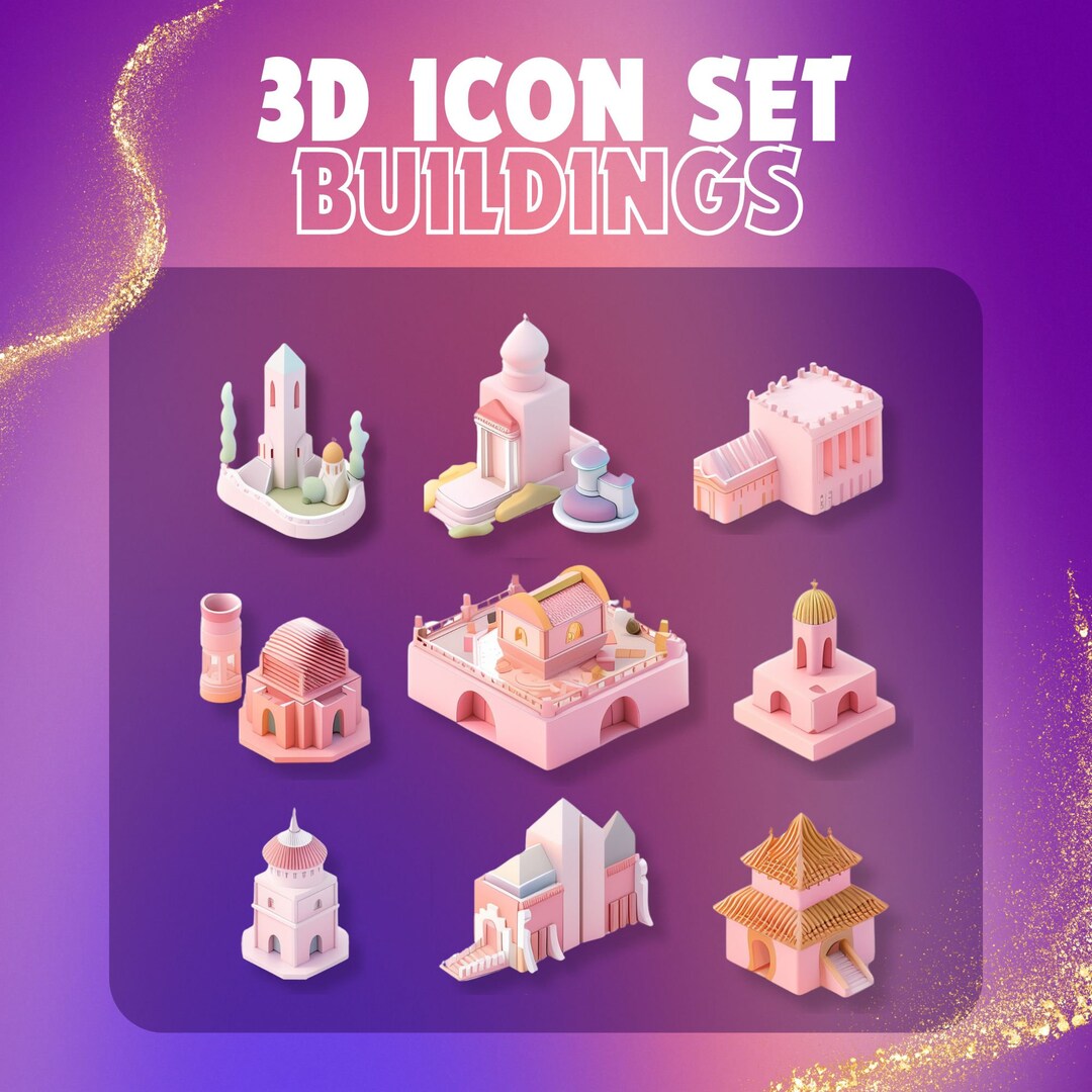 Custom High Quality 3d Icons Pack, 3d Game Asset, 3D Modern Icon, 3d ...