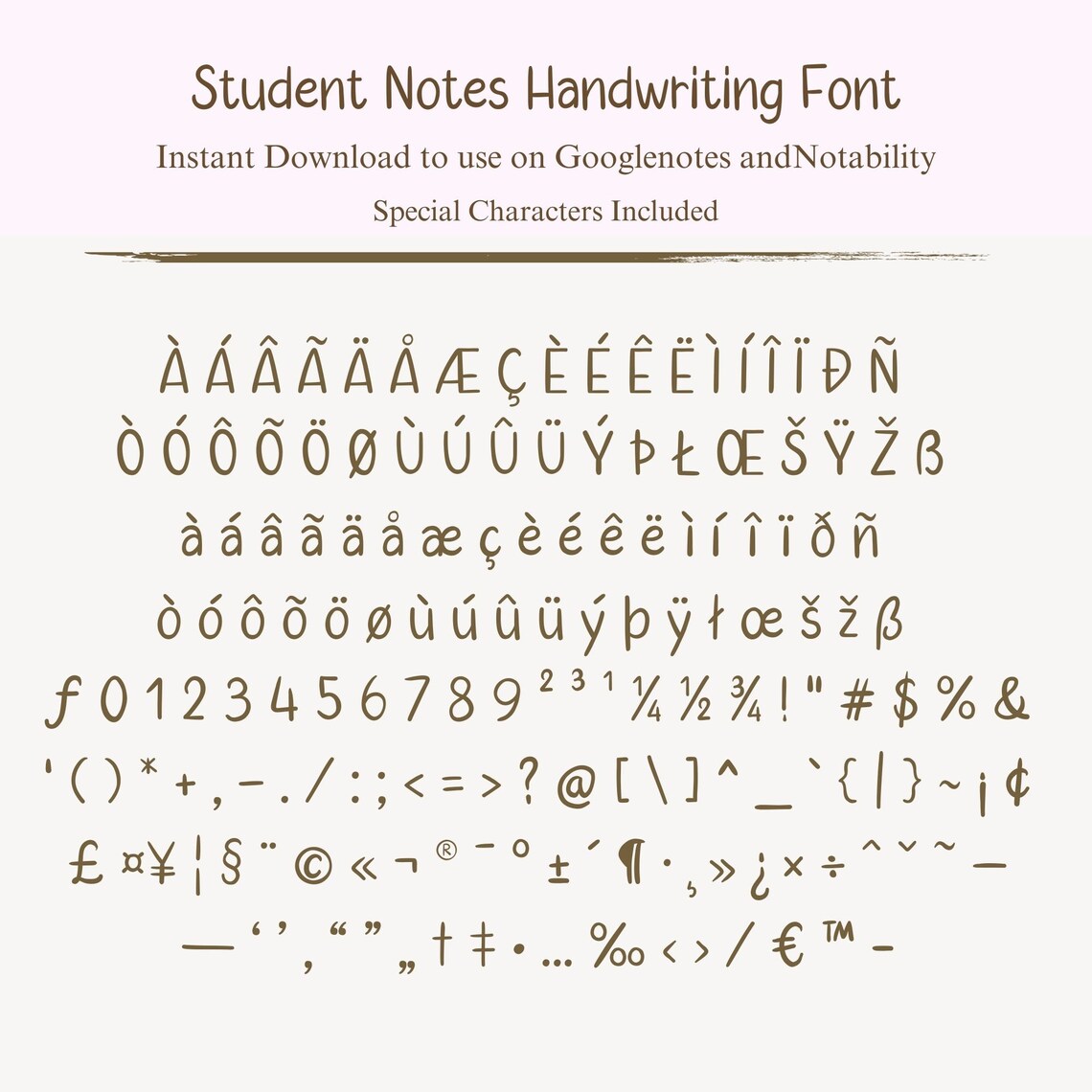 Font Bundle, Clear Fonts, Realistic Fonts, Cute Fonts, Handwriting ...