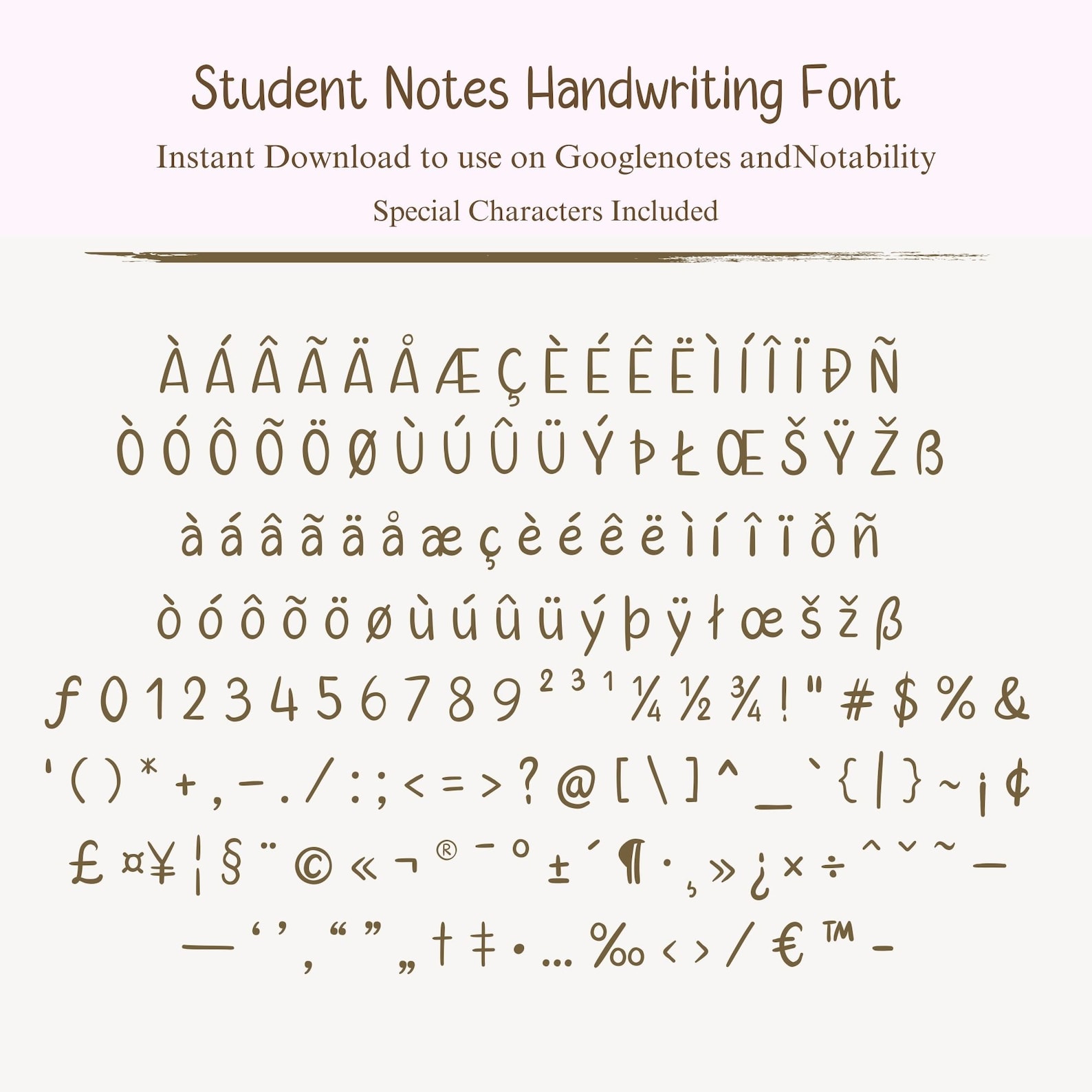 Font Bundle, Clear Fonts, Realistic Fonts, Cute Fonts, Handwriting ...
