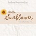 Sunflower Font - Handwritten Signature Script Font, Cursive Font, Chic ...