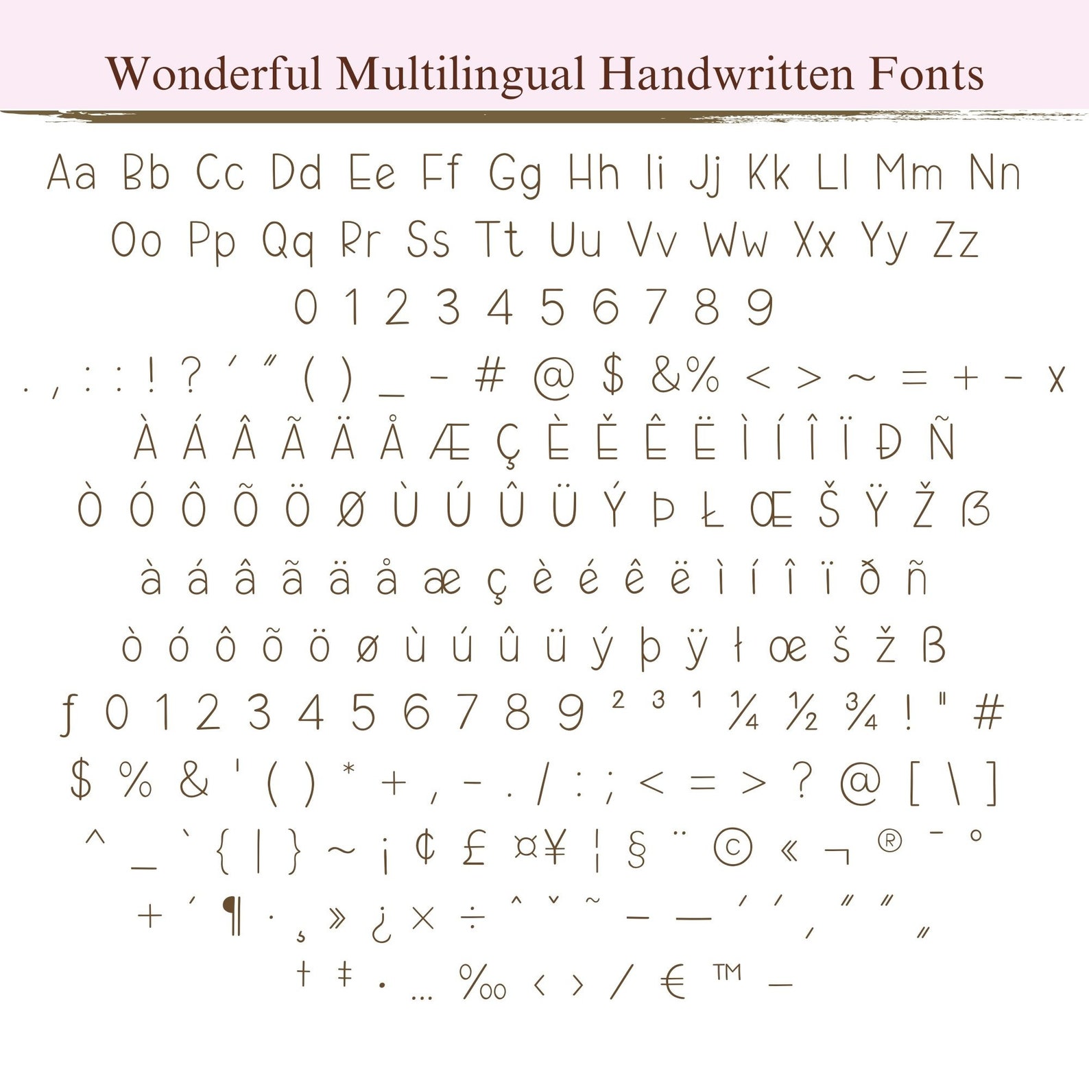 Font Duo, Realistic Fonts, Cute Fonts, Handwriting Fonts, Goodnotes ...