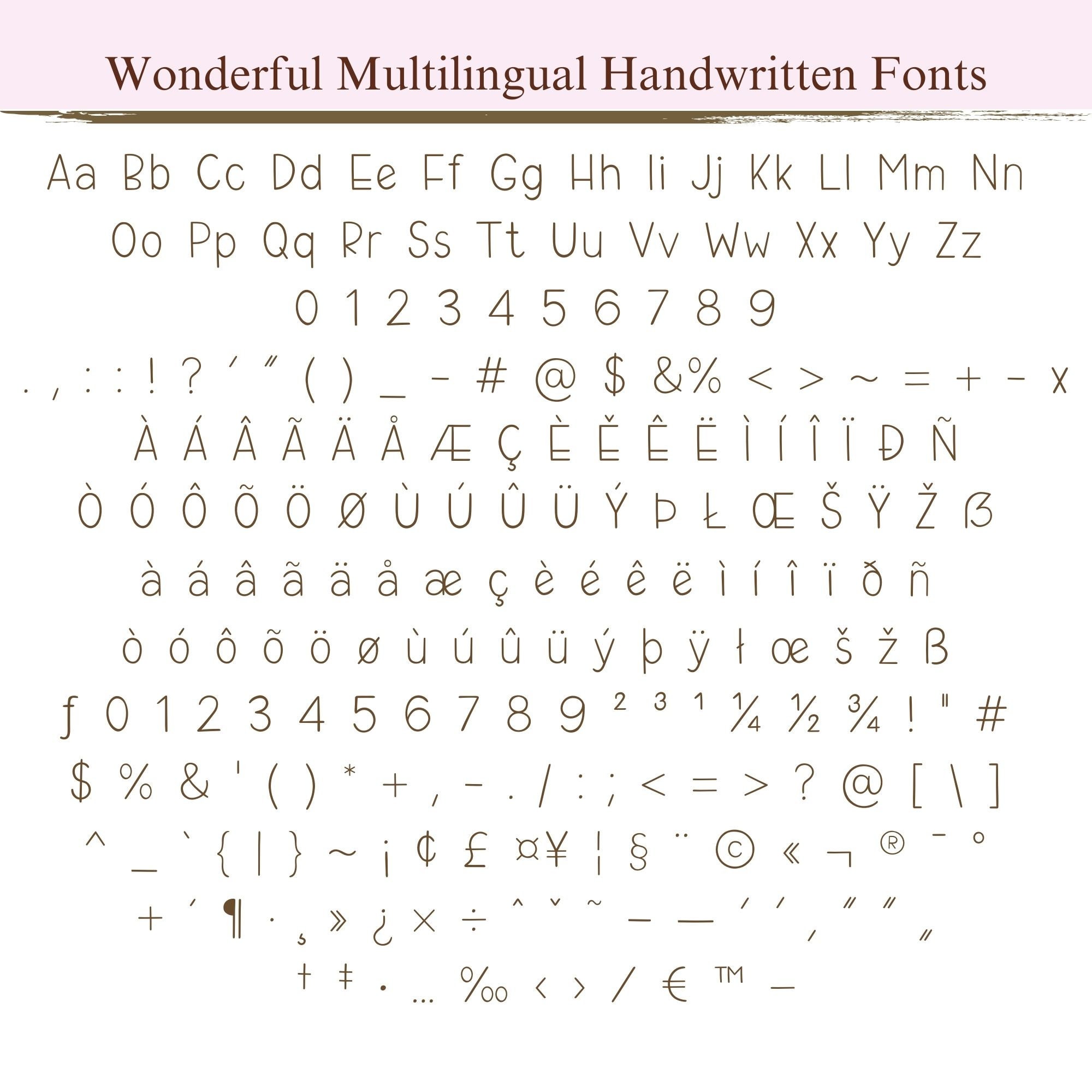 Font Duo, Realistic Fonts, Cute Fonts, Handwriting Fonts, Goodnotes ...