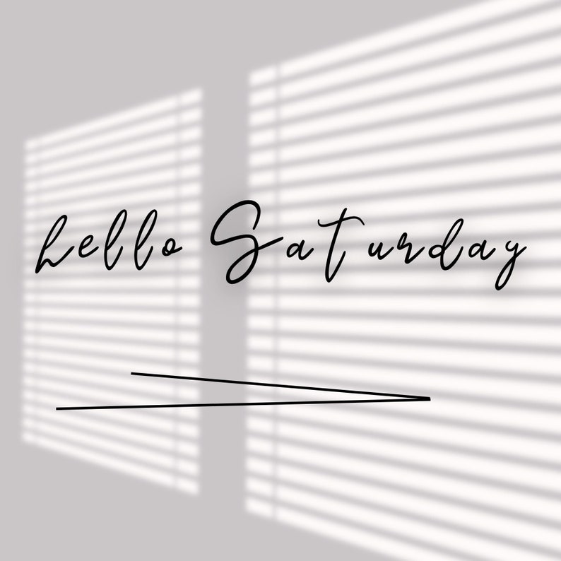 Saturday Font, Handwritten Font, Script Font, Cursive Font, Cute Font ...