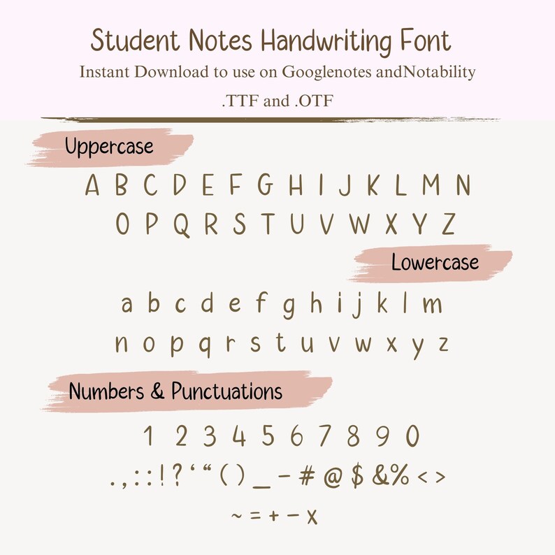 Font Bundle, Clear Fonts, Realistic Fonts, Cute Fonts, Handwriting ...