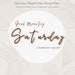 Saturday Font Handwritten Font Script Font Cursive Font - Etsy