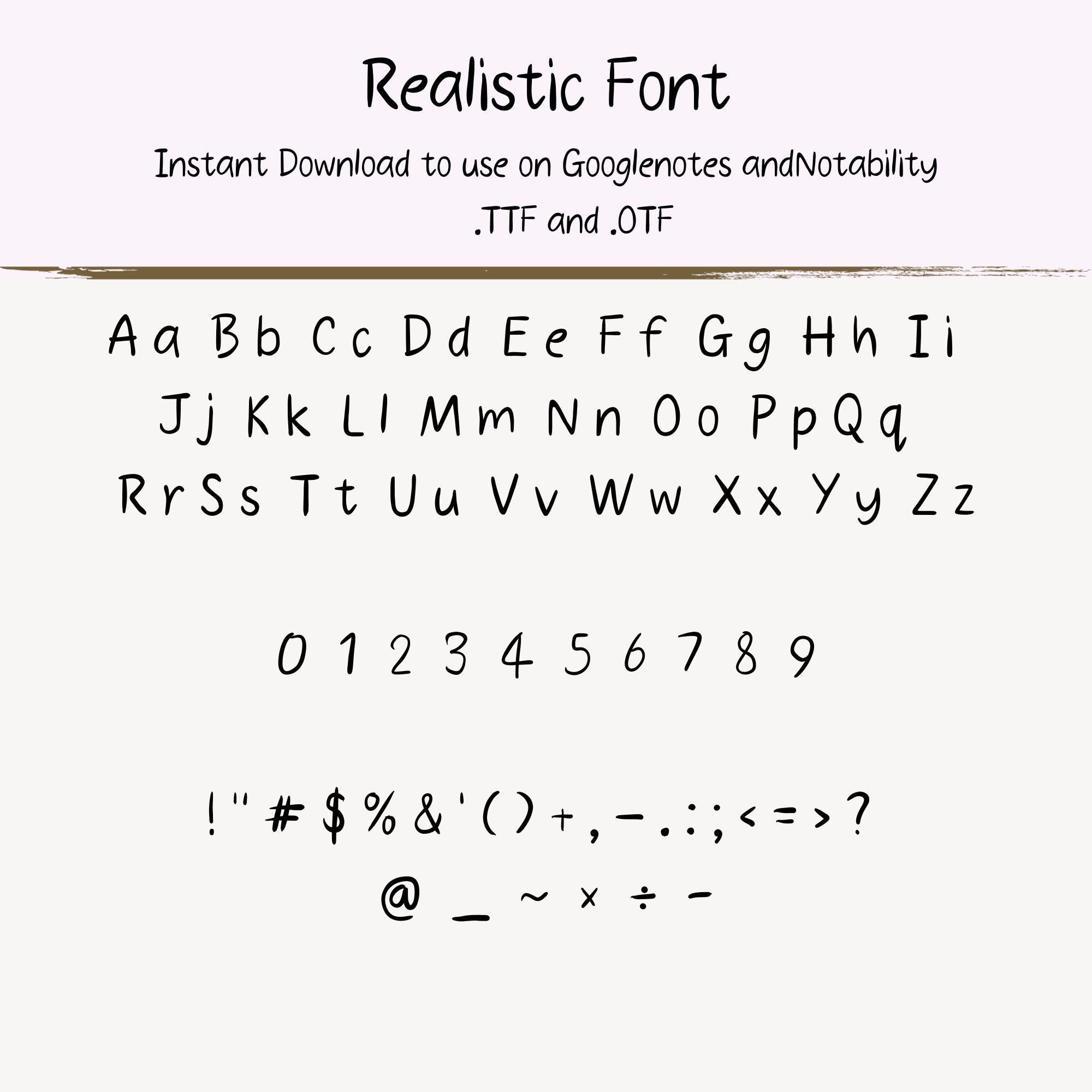 Lazyboy Font | Realistic Handwritten | Font for Digital Planner and ...