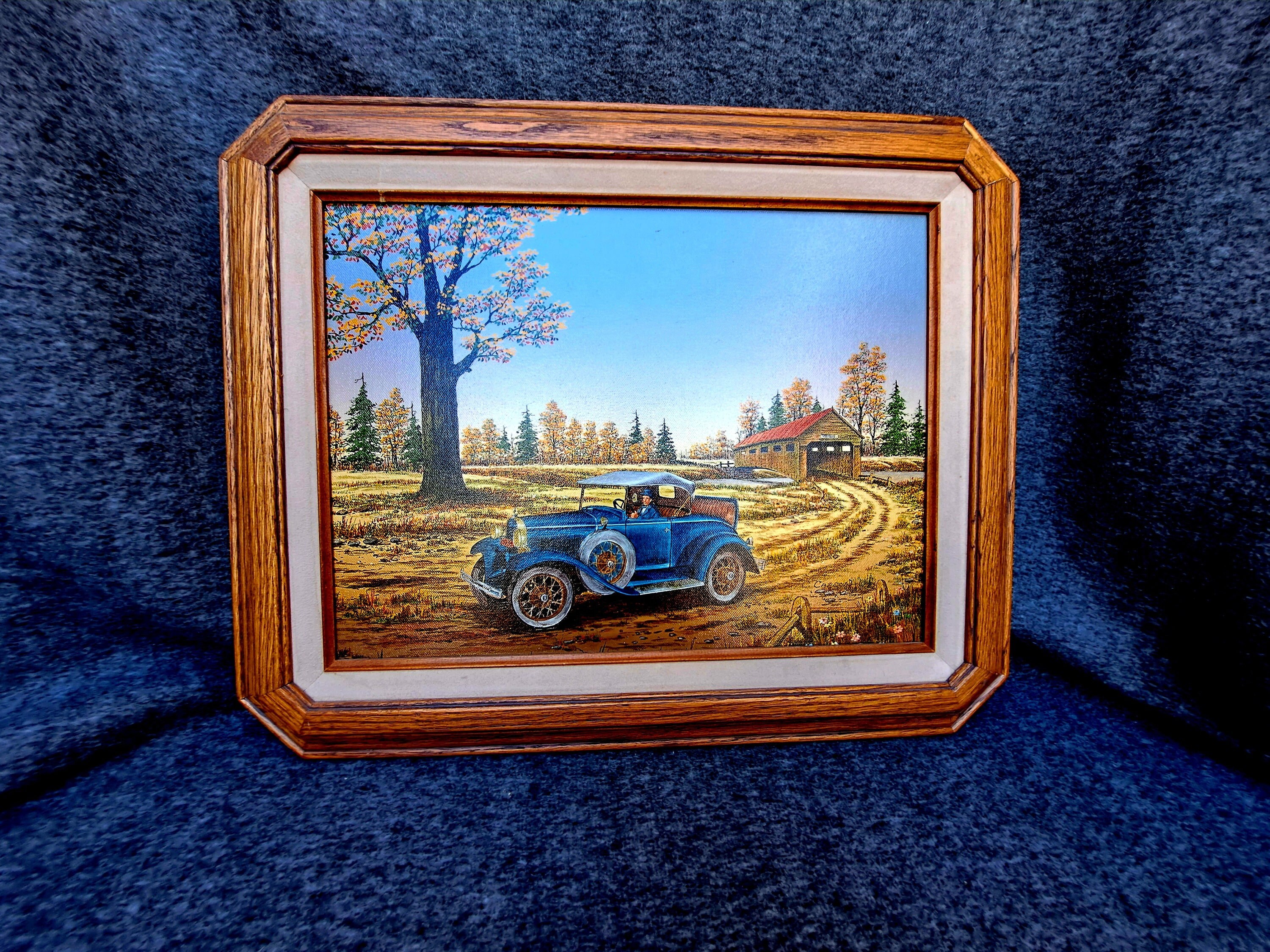 Vintage C. Carson Signed Oil Serigraph - Etsy