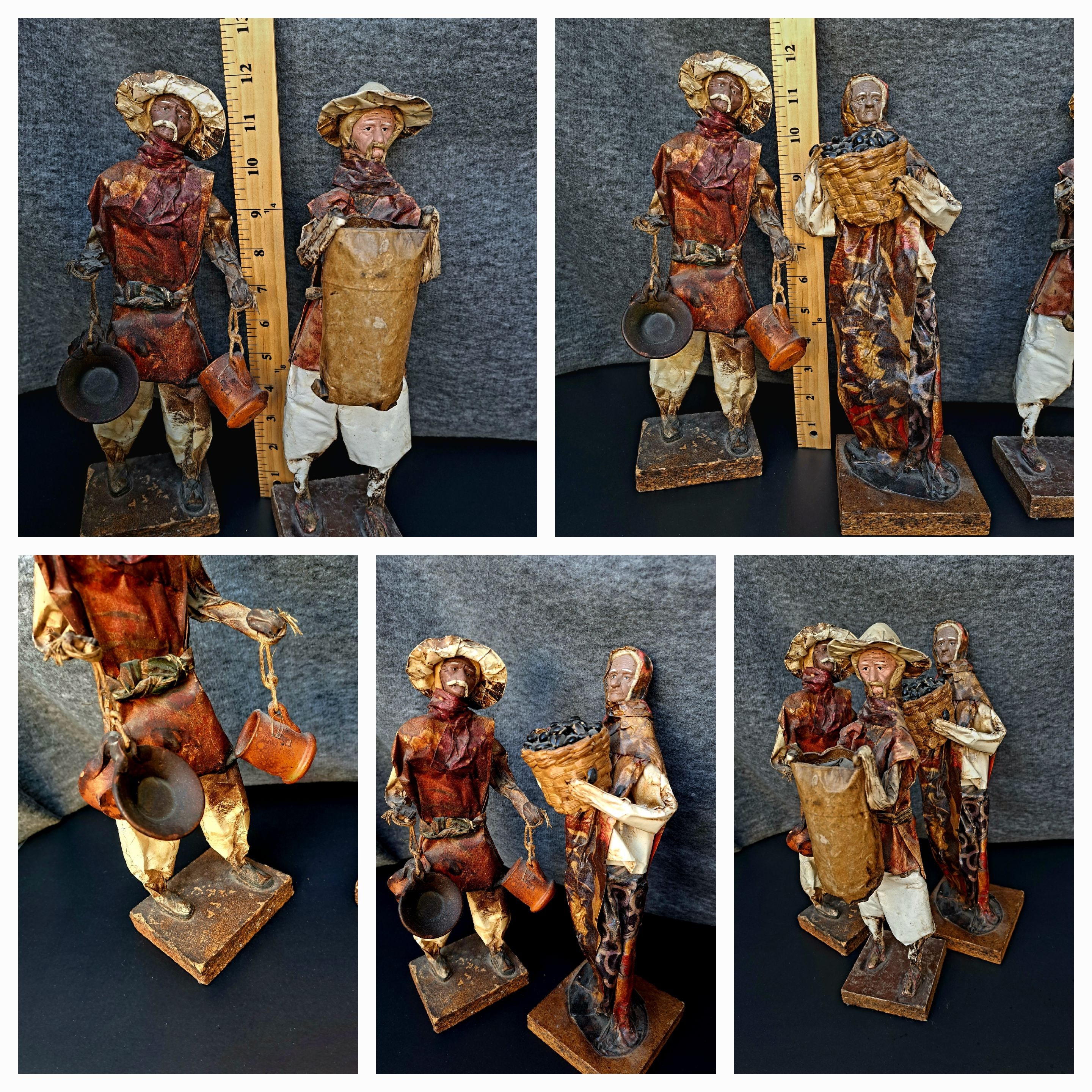 Vintage Mexican Paper Mache Sculptures Mexican Folk Art - Etsy