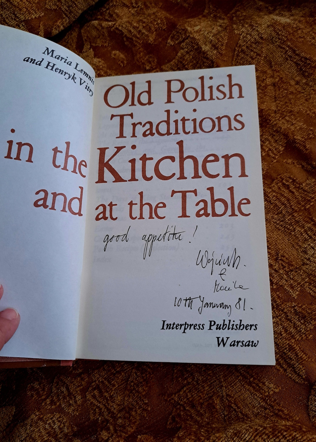 Polish Cookbook 1938 1976, Vintage Cookbook, Eastern European, Printed ...
