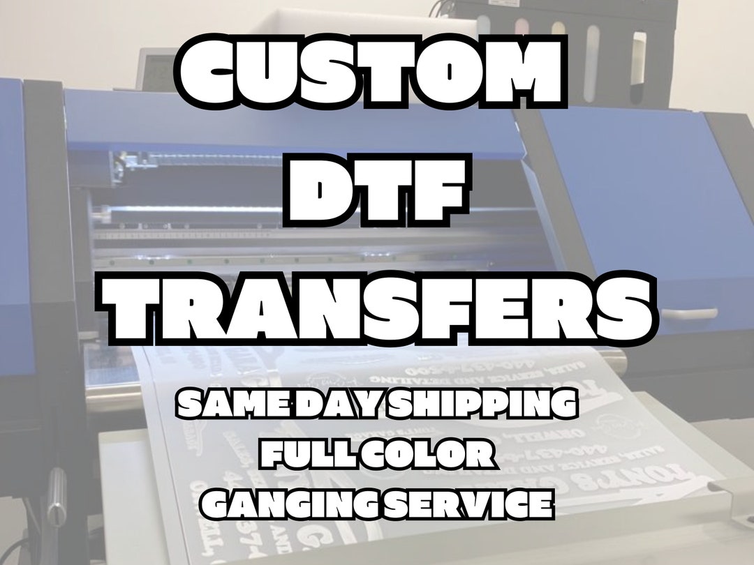 Custom DTF Transfer: Full Color Heat Transfer, Gang Sheet - Etsy