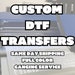 Pocket Size Dtf Transfer Custom, Gang Sheet, Full Color DTF, DTF Print ...