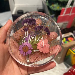 Custom Epoxy Coaster - Etsy