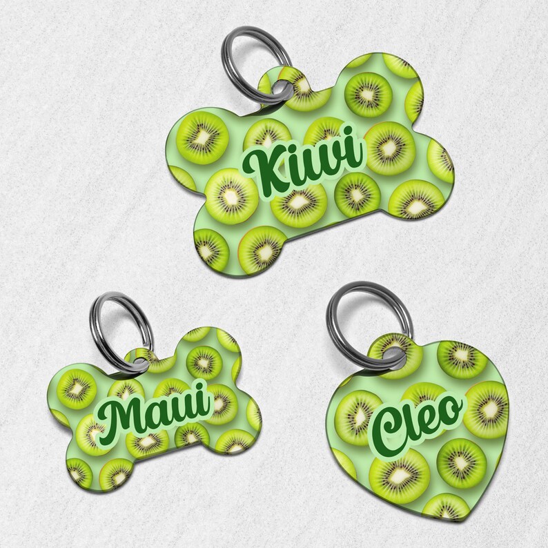 Kiwi Dog Tag, Kiwi Dog Tag Personalized, Kiwi Pet Tag, Custom Dog Tag ...