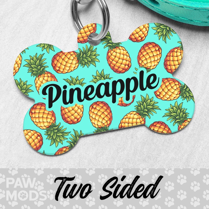 Tropical Name Tag - Etsy