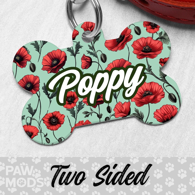 Poppy Flower Collar - Etsy