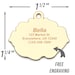 Pet ID Tag Rose Dog Tag, Flower Enamel Dog Tag for Dogs, Pet Name Tags ...