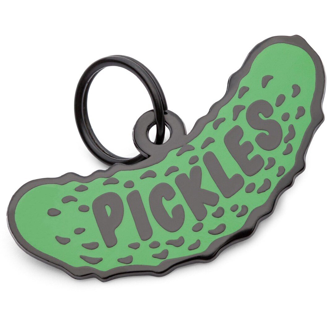 Pet ID Tag Pickles Dog Tag, Enamel Dog Tag for Dogs, Pet Name Tags ...