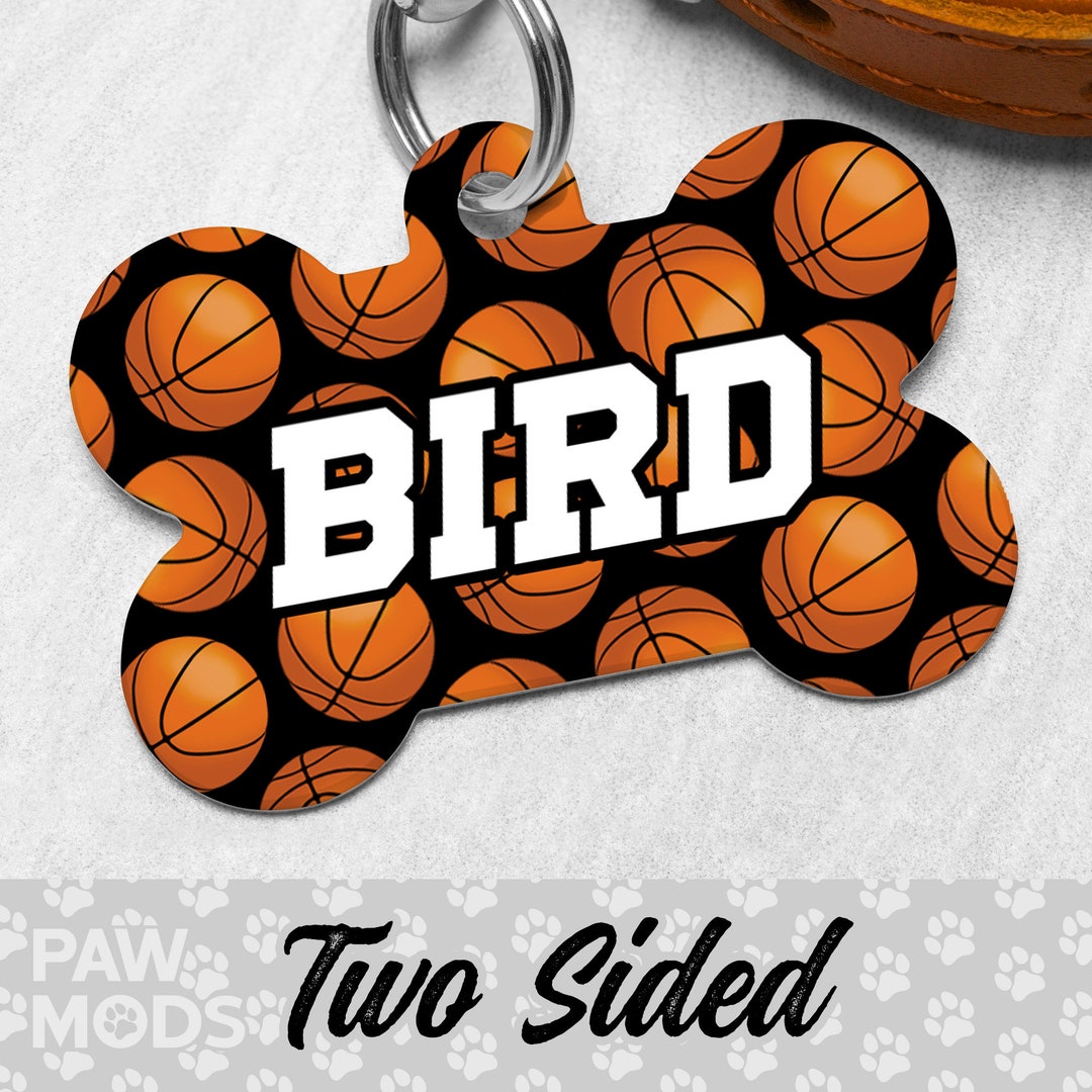 Basketball Dog Tag, Basketball Dog Tag Personalized, Basketball Pet Tag ...
