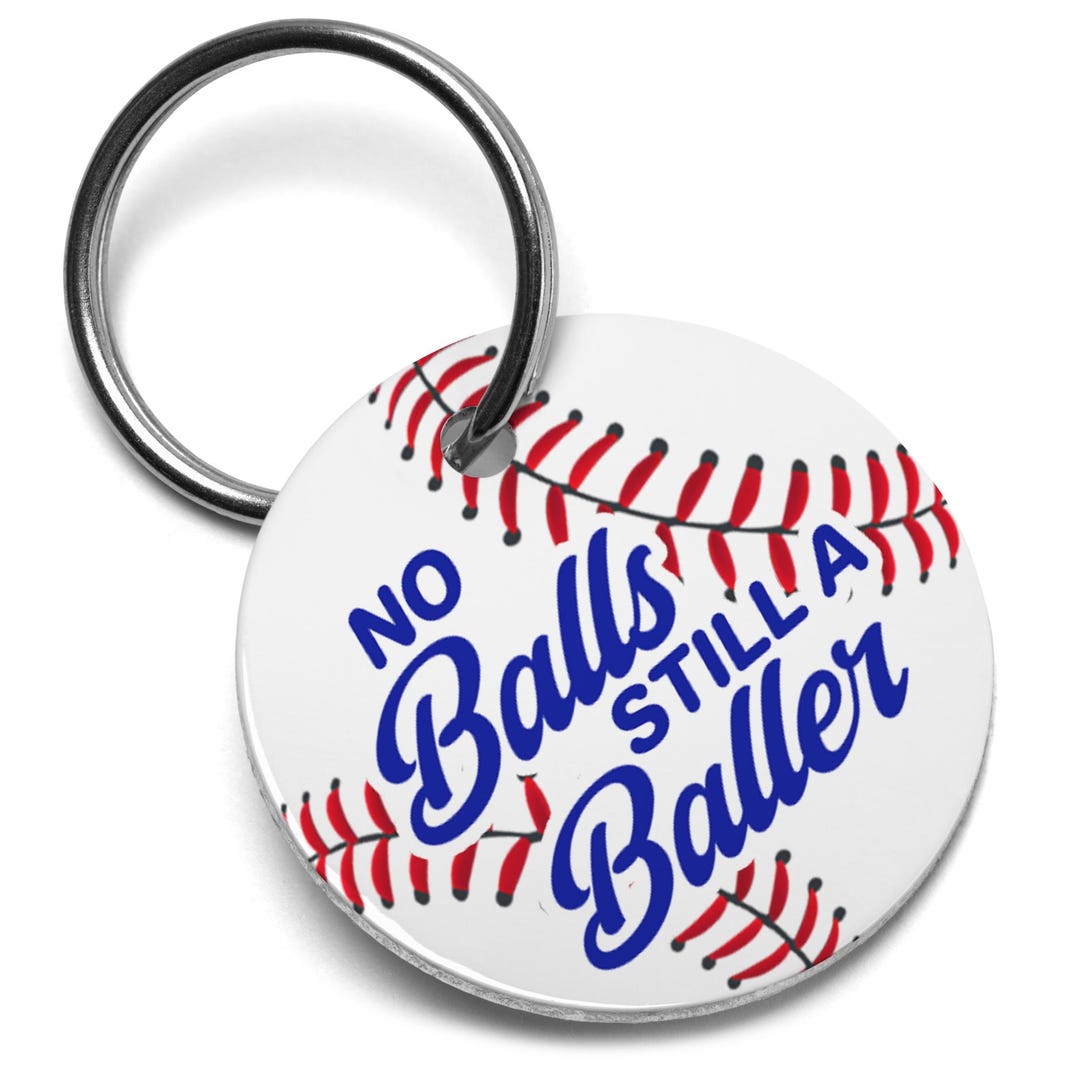 No Balls Still A Baller Dog Tag, Personalized Dog Tag for Dogs, Custom ...